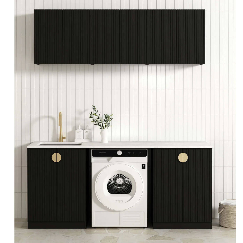 Marlo Fluted Laundry Cabinet Kit 1960mm – Sunlight Bathrooms