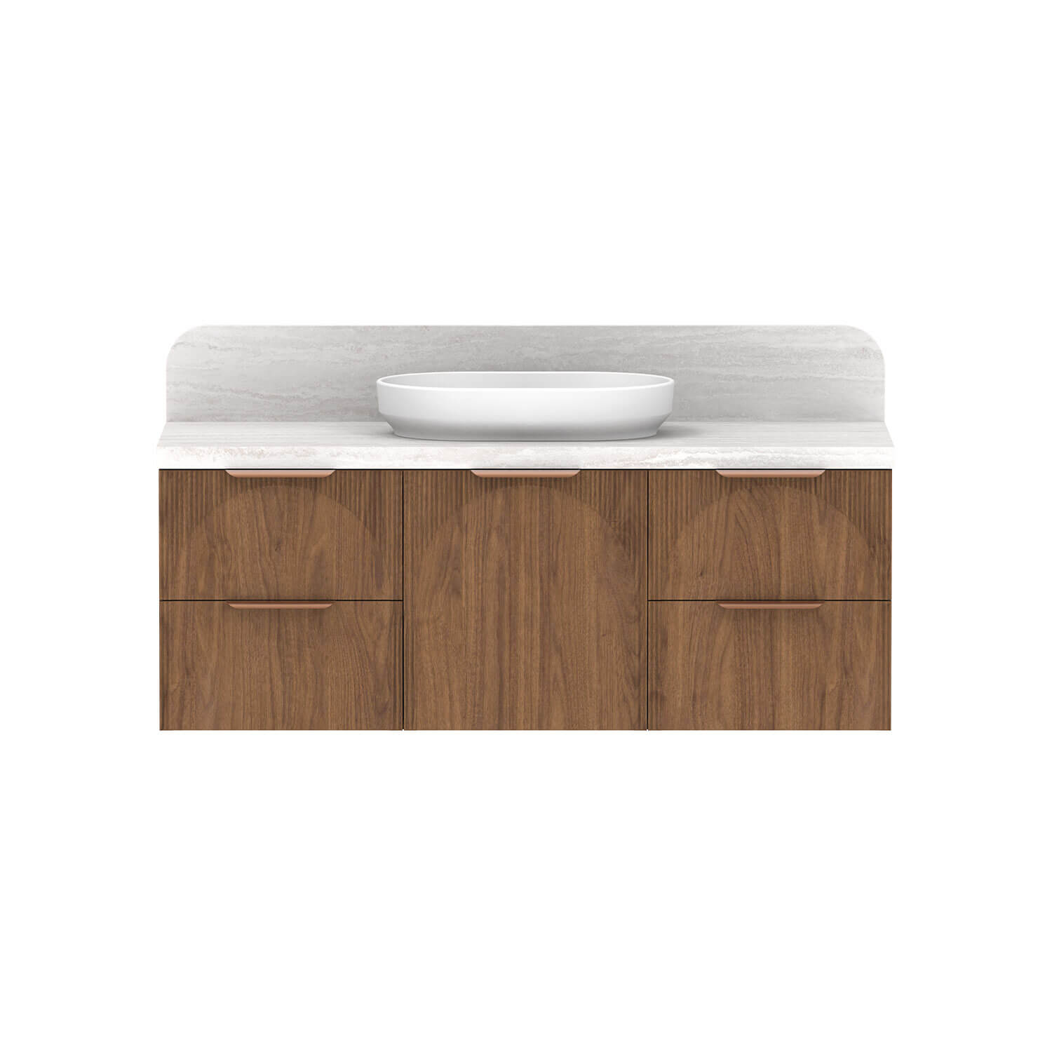 Archie V-Groove Wall Hung Vanity – Sunlight Bathrooms