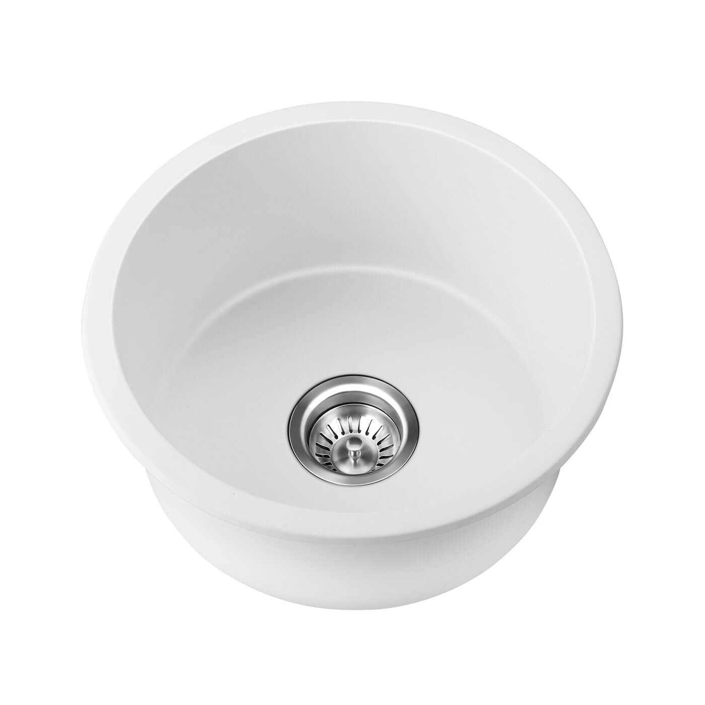 Arete Circle Granite Quartz Sink 460mm – Sunlight Bathrooms
