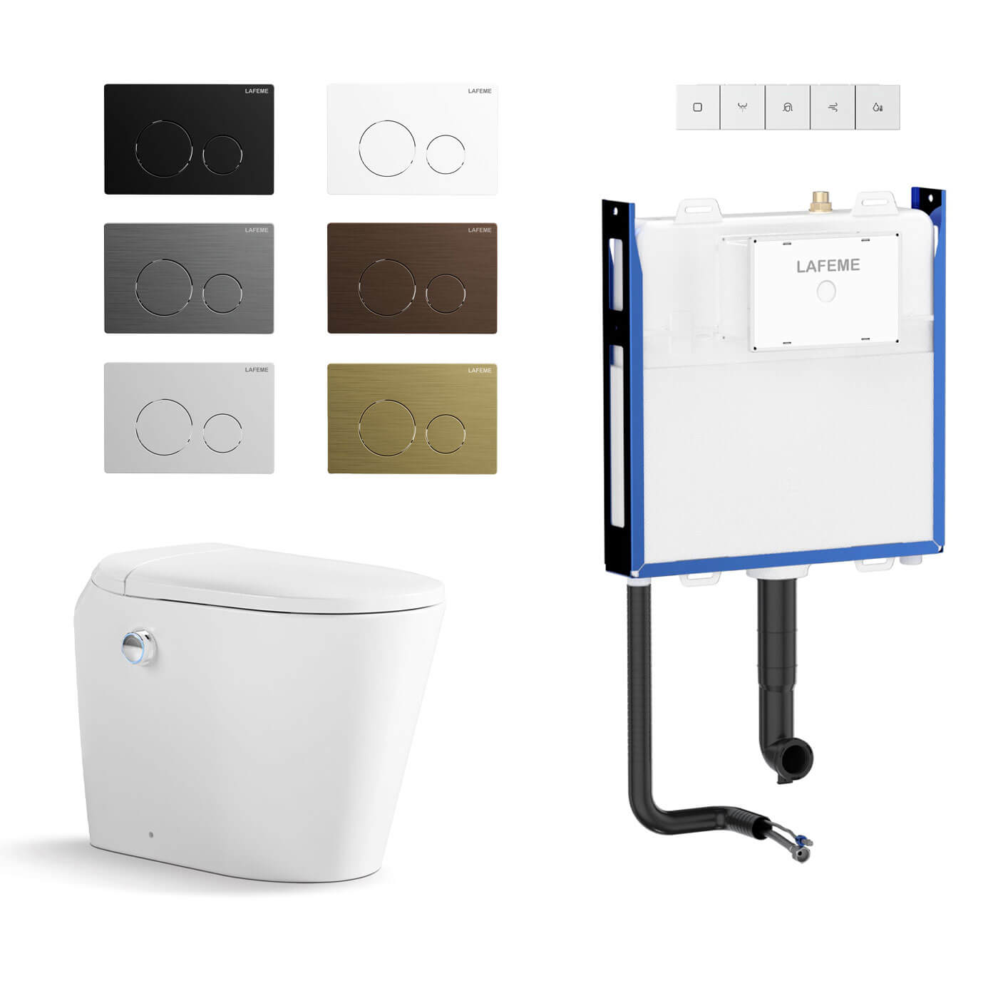 AUTOLUX Rimless Bidet Smart Toilet – Sunlight Bathrooms