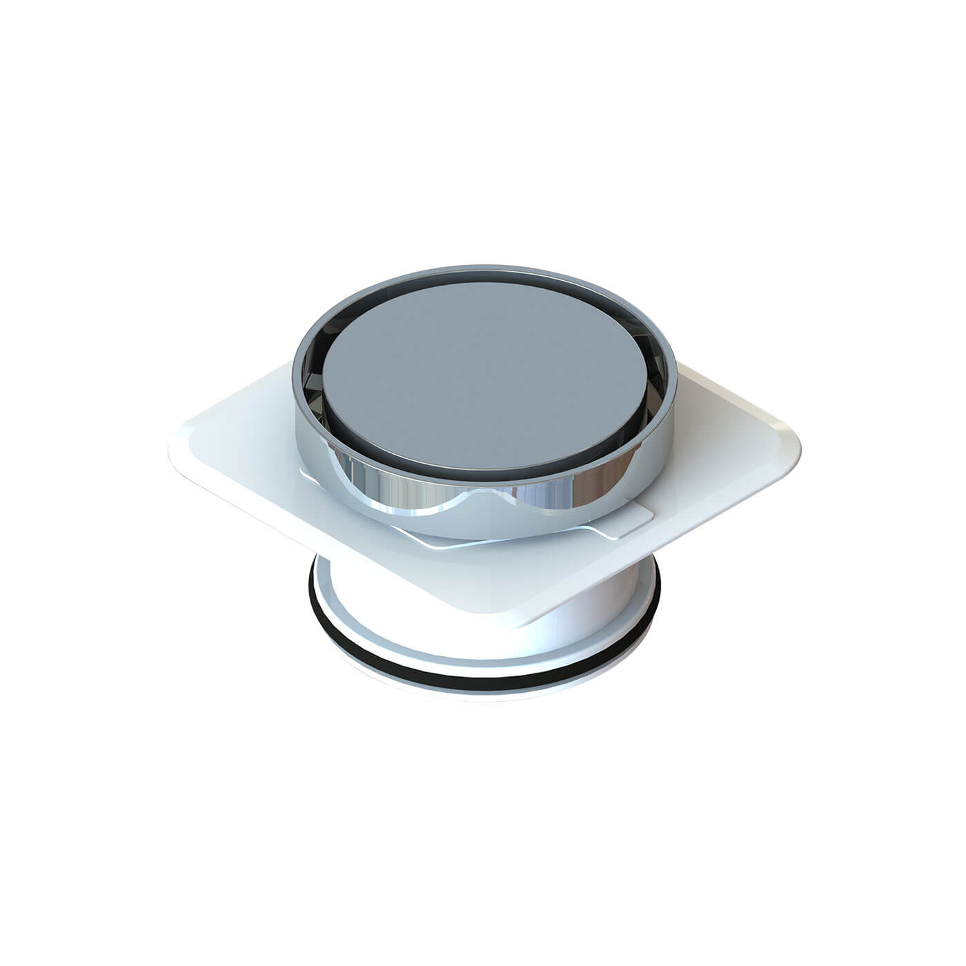 Bermuda Round Flipper Tile Insert Floor Waste 115mm – Sunlight Bathrooms