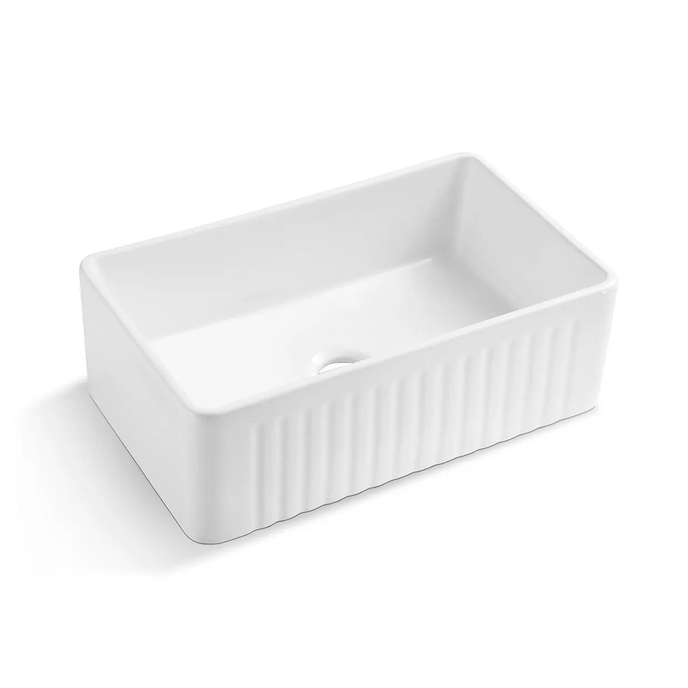 Boston Single Butler Farmhouse Sink 765x455x255mm – Sunlight Bathrooms