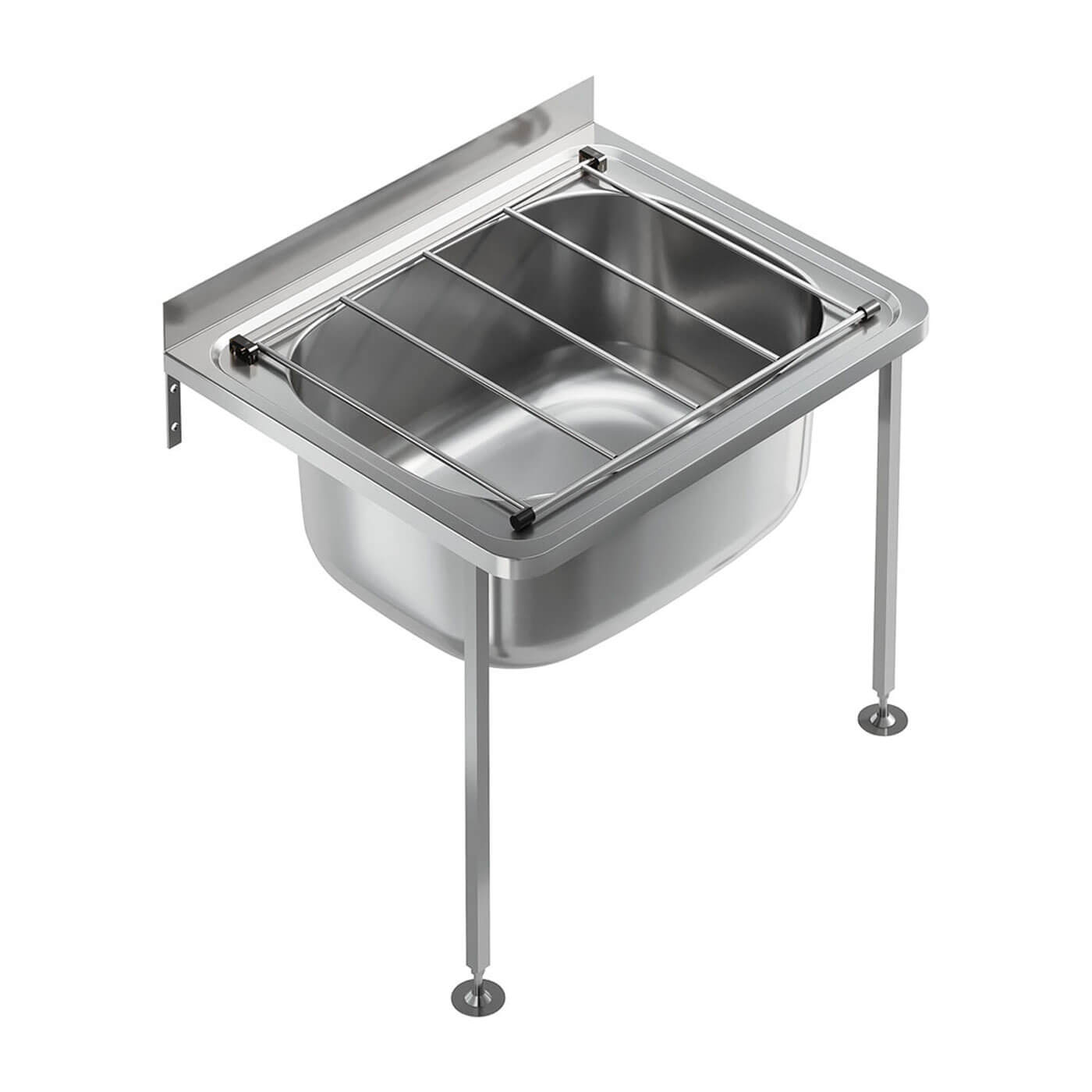 Stainless Steel Cleaners Sink with Legs – Sunlight Bathrooms