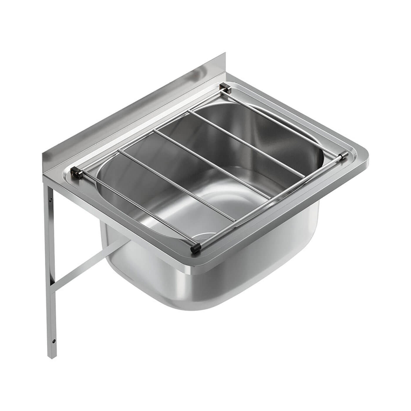 Stainless Steel Cleaners Sink Wall Hung – Sunlight Bathrooms