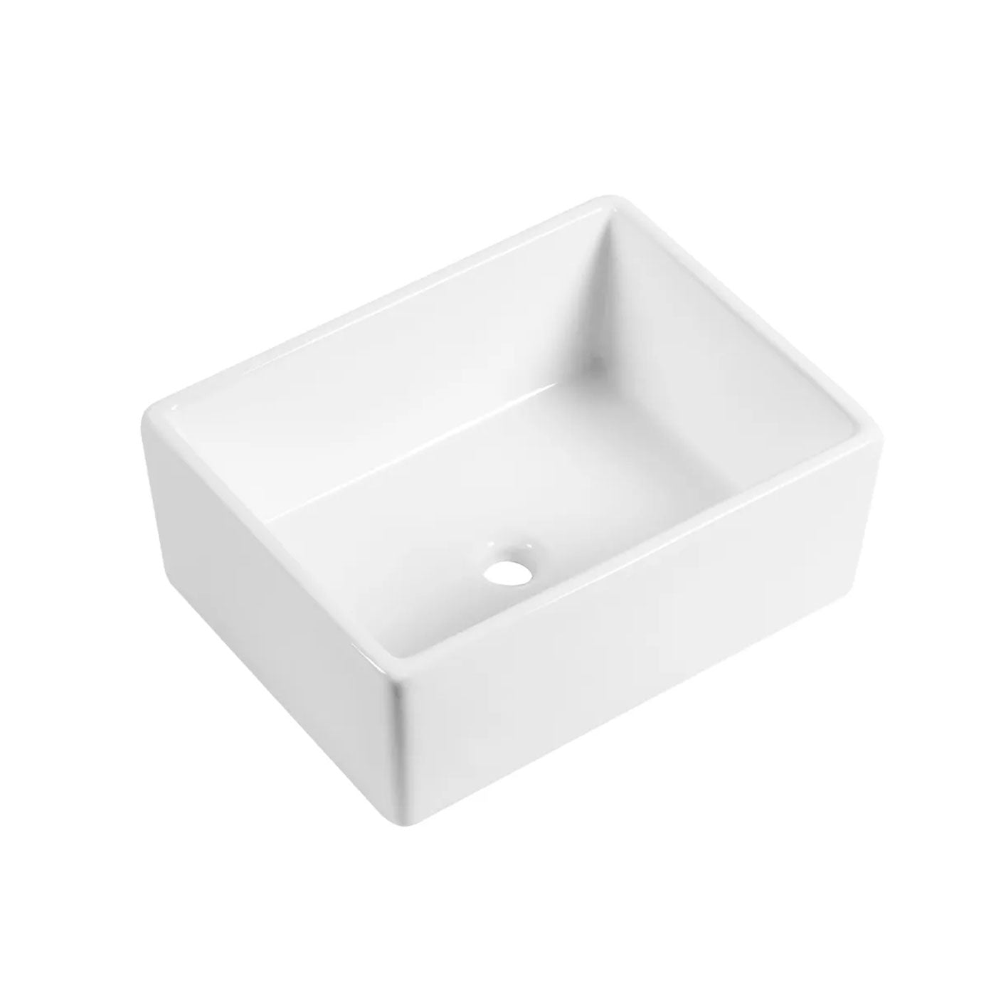 Essentials Single Butler Farmhouse Sink 530x400x200mm – Sunlight Bathrooms