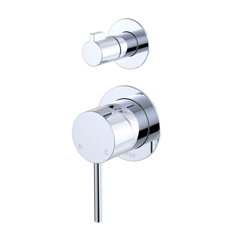 Fienza Kaya Pin Handle Shower Wall Mixer with Diverter – Sunlight Bathrooms