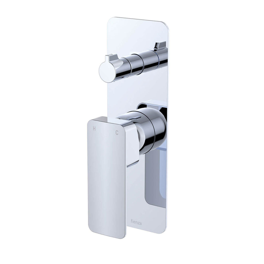 Fienza Tono Diverter Shower Wall Mixer Long Backplate – Sunlight Bathrooms