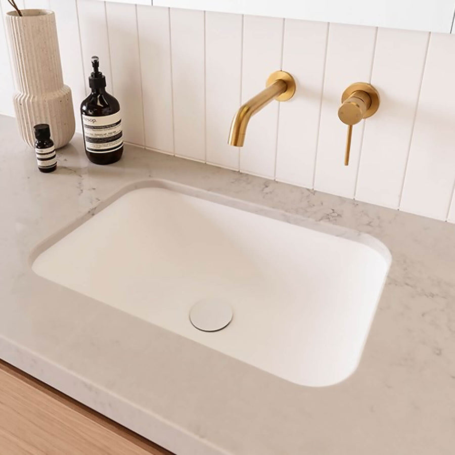Glory Undermount Solid Surface Basin 545x355mm – Sunlight Bathrooms