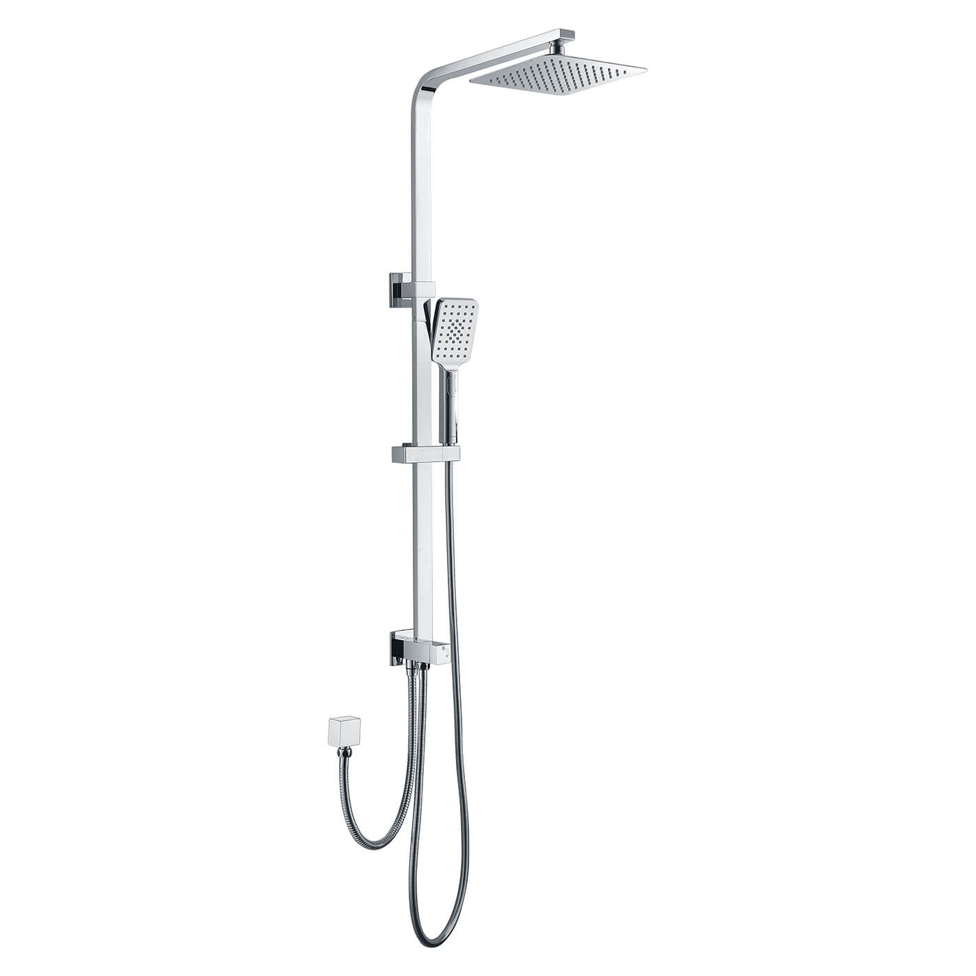 Iris Shower Rail Set, Flexible Water Inlet Rainshower System – Sunlight ...