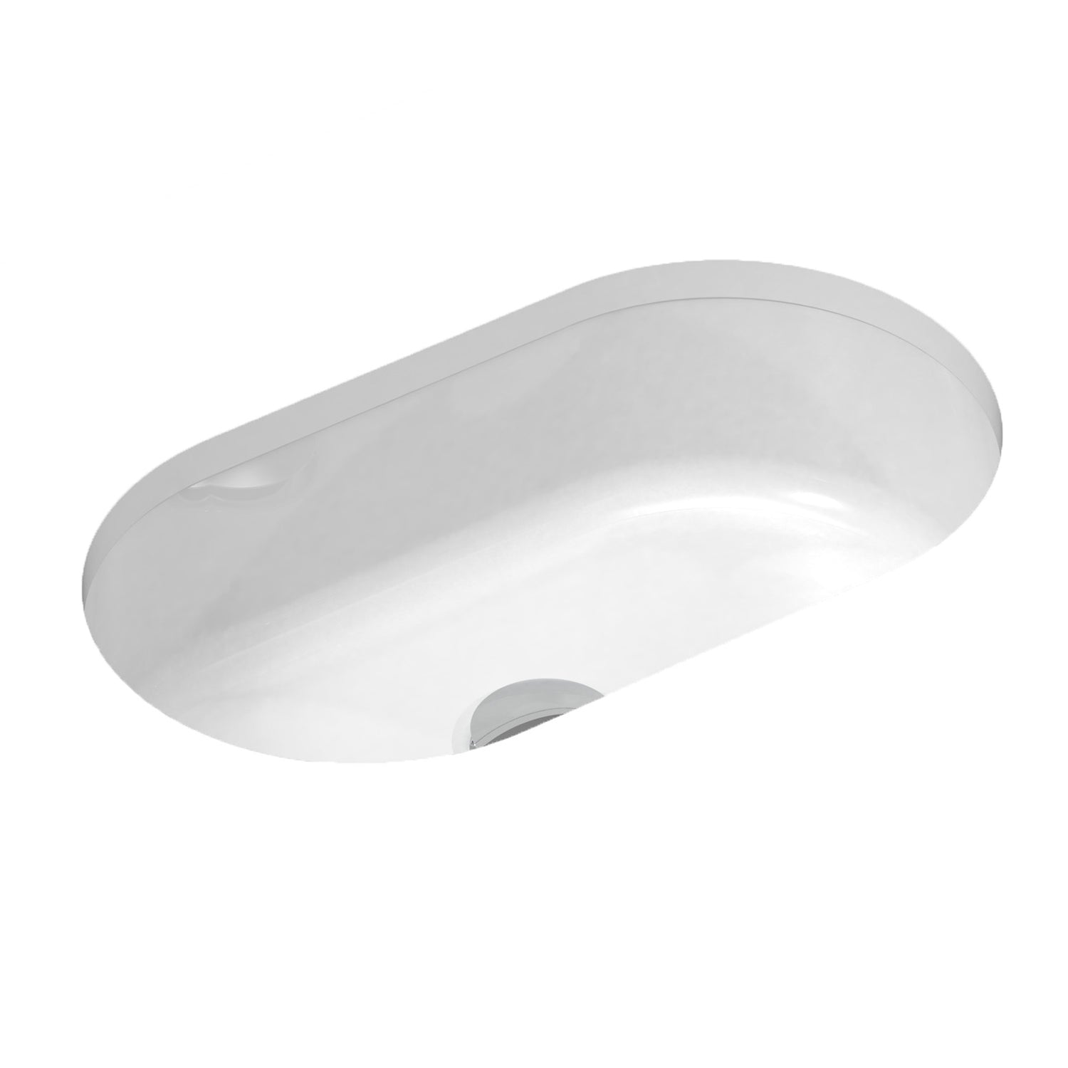 Isla Undermount Oval Solid Surface Basin 450x280mm – Sunlight Bathrooms