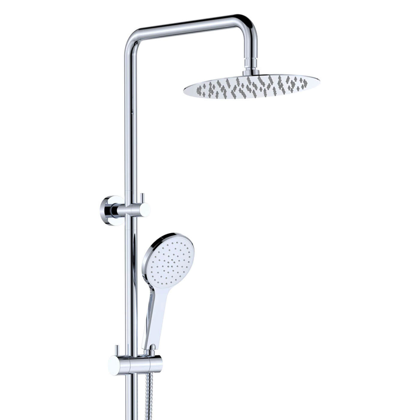 Fienza Kaya Twin Shower Head Rail Set – Sunlight Bathrooms