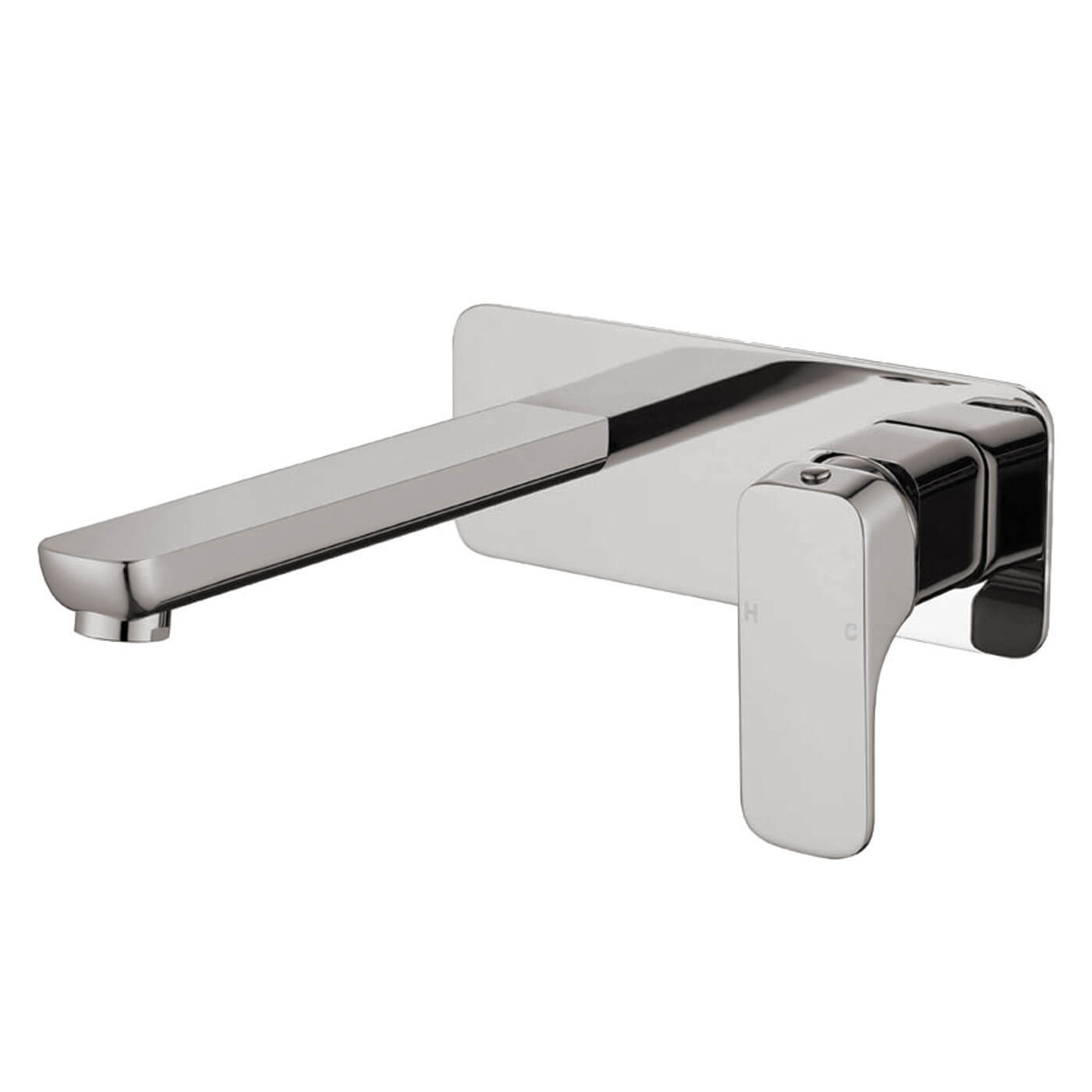Kompakt Square Wall Mixer Spout Set – Sunlight Bathrooms