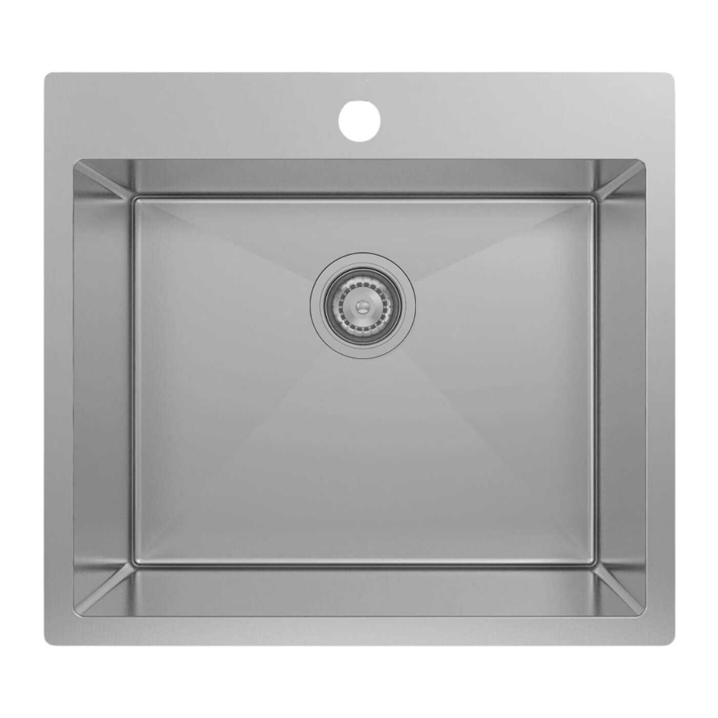 Lavello 45L Utility Sink with Tap Hole 550x500x250mm – Sunlight Bathrooms
