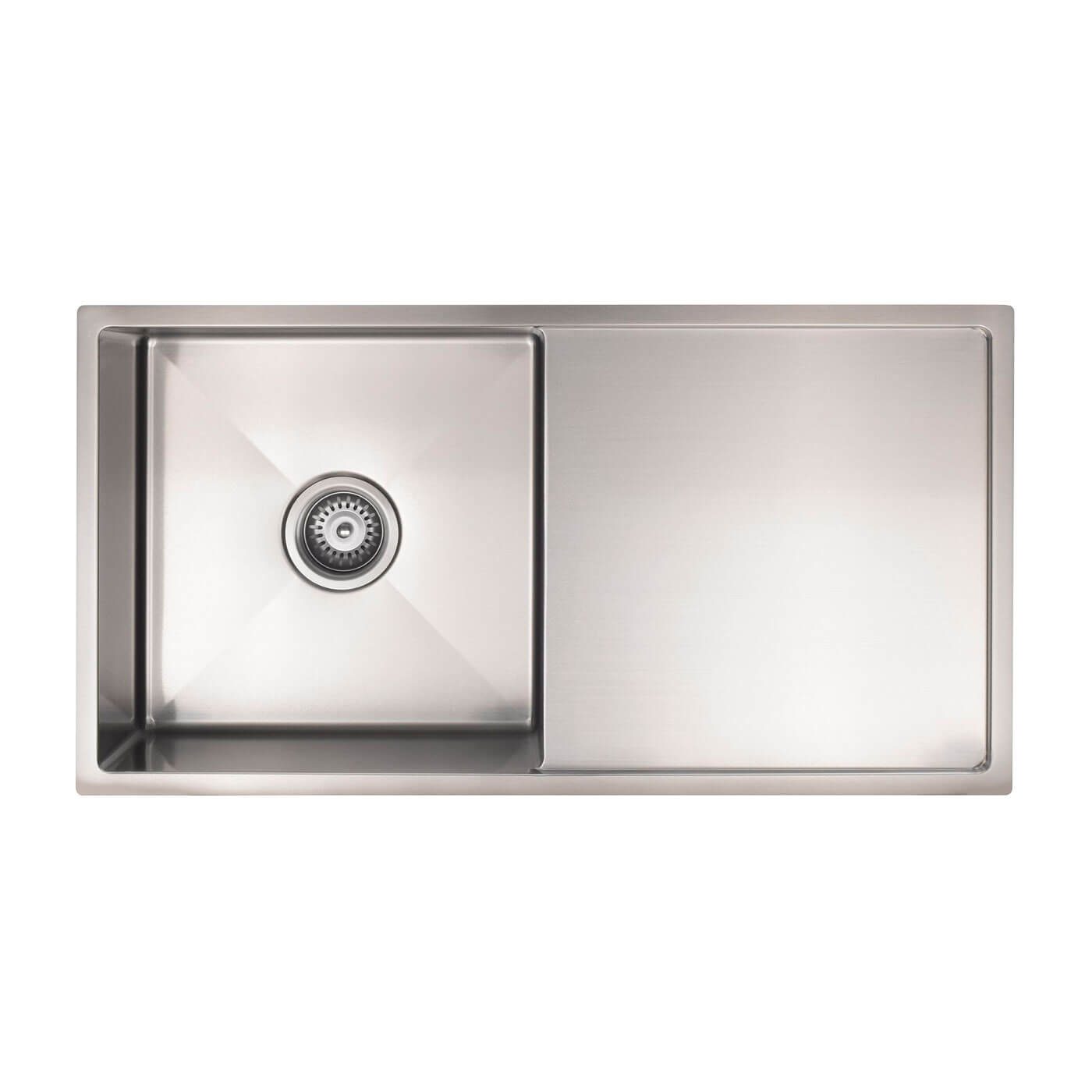 Lavello Single Stainless Steel Sink with Drainer – Sunlight Bathrooms