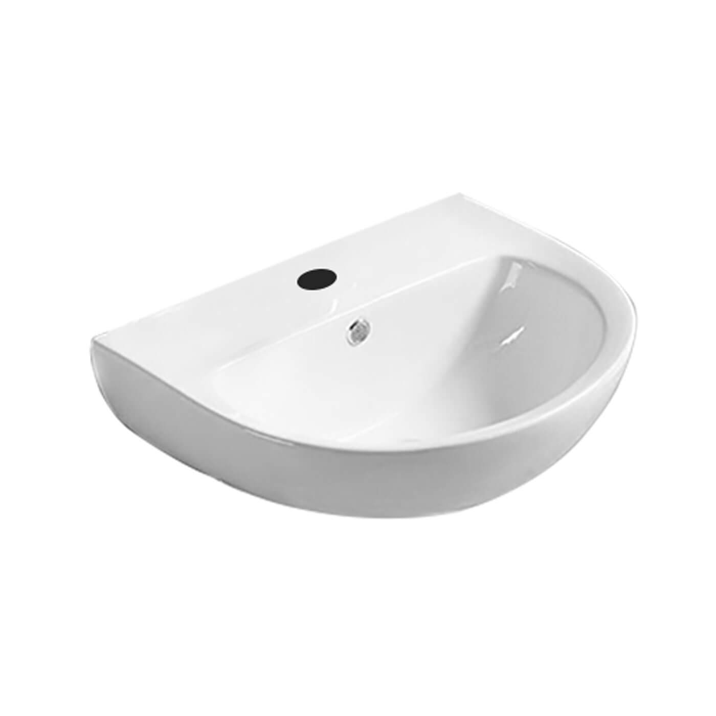 Liva Wall Hung DDA Disable Care Ceramic Basin 565x450mm – Sunlight ...