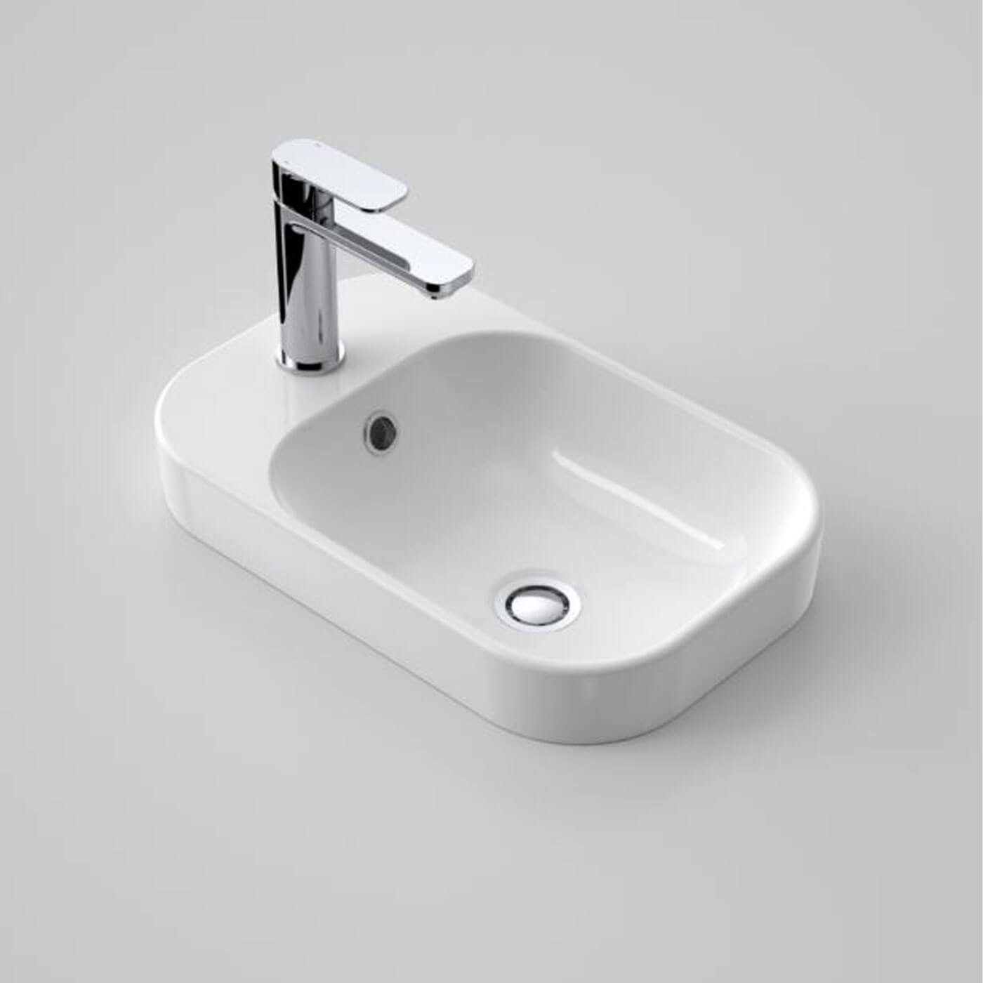 Luna Semi Inset Basin 450x290mm – Sunlight Bathrooms