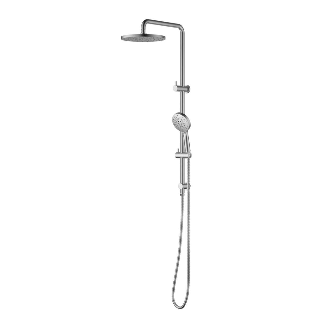 Milan Round Twin Shower Rail System – Sunlight Bathrooms