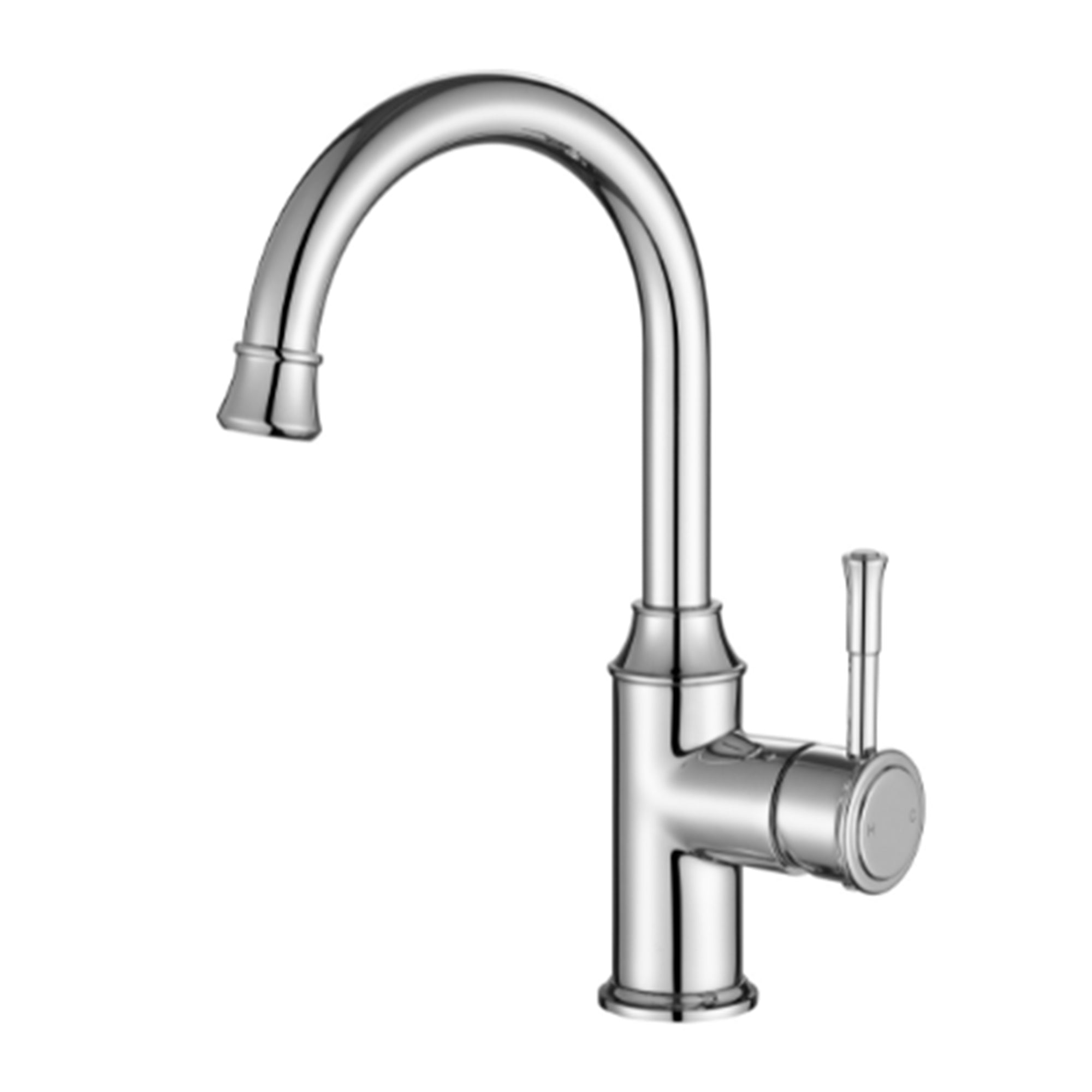Montpellier Gooseneck High Rise Basin Mixer – Sunlight Bathrooms