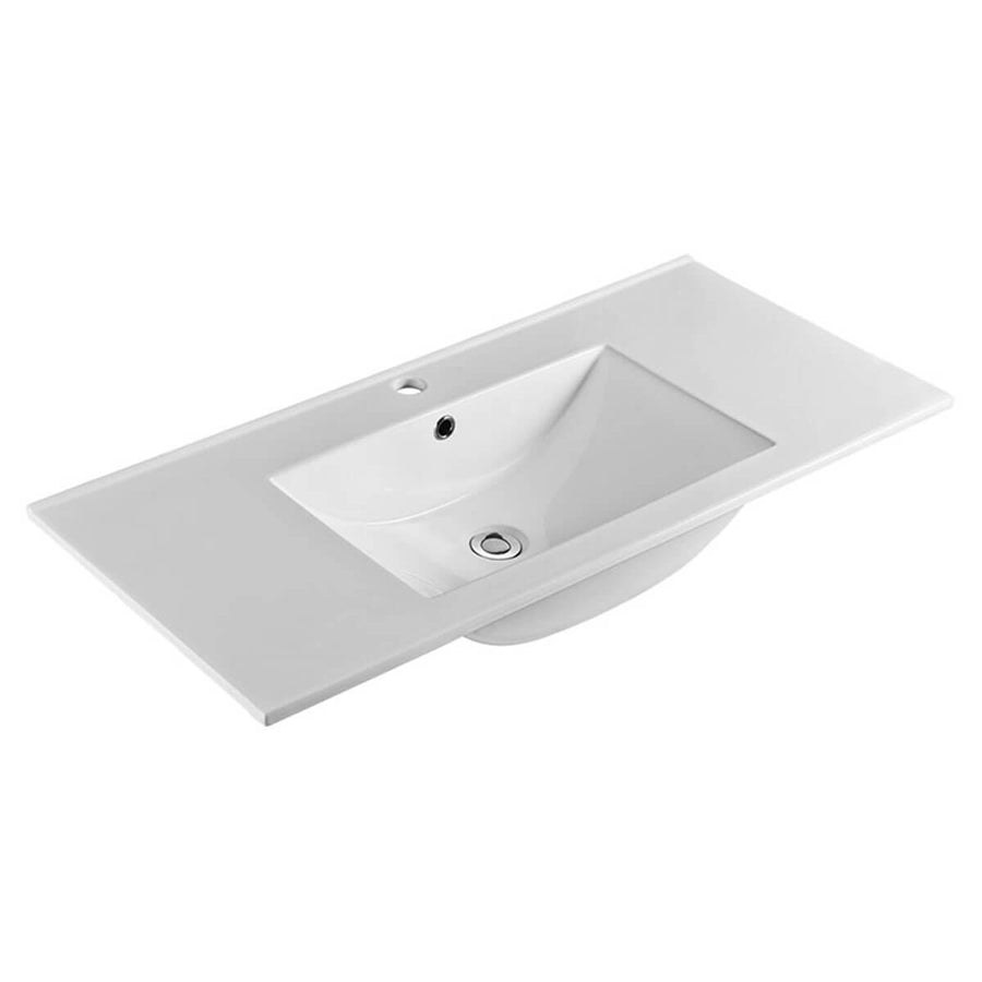 Ceramic Vanity Benchtop Sink with 1 Taphole – Sunlight Bathrooms
