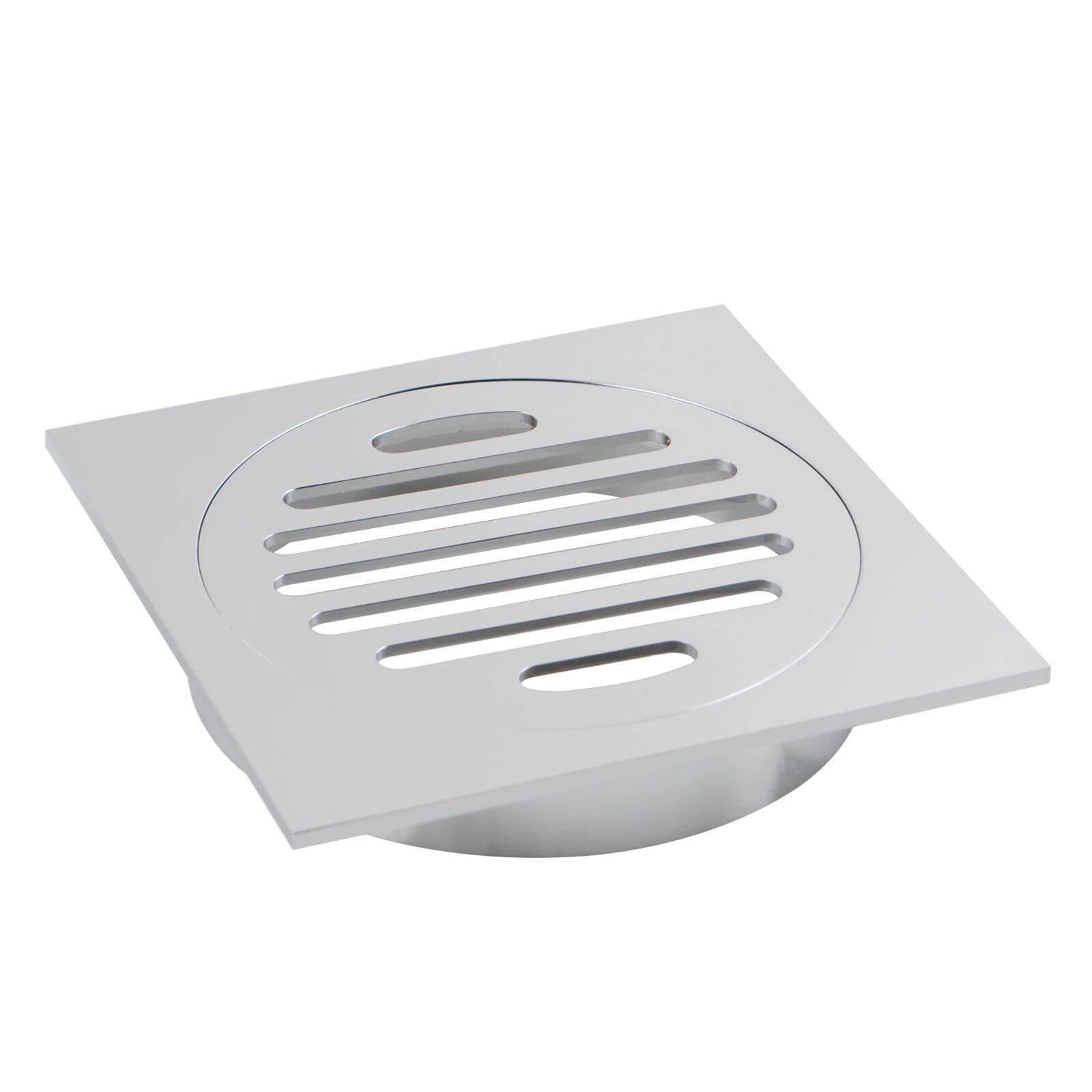 Square Shower Floor Waste Drain, Solid Brass Shower Waste 110x110mm ...