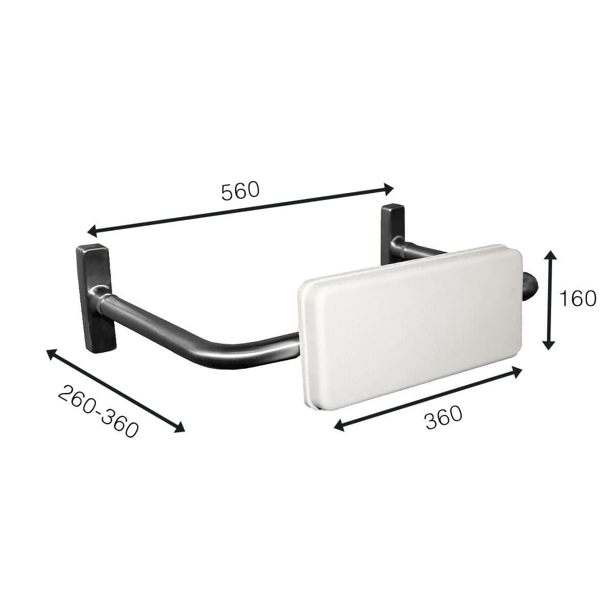 Disable Care Toilet Back Rest, Assisted Living Back Rest – Sunlight ...