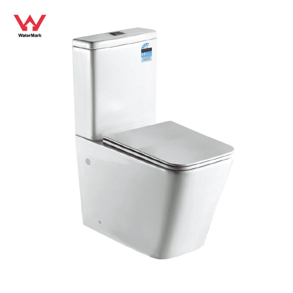 Florence Square Rimless Back to Wall Toilet Suite – Sunlight Bathrooms