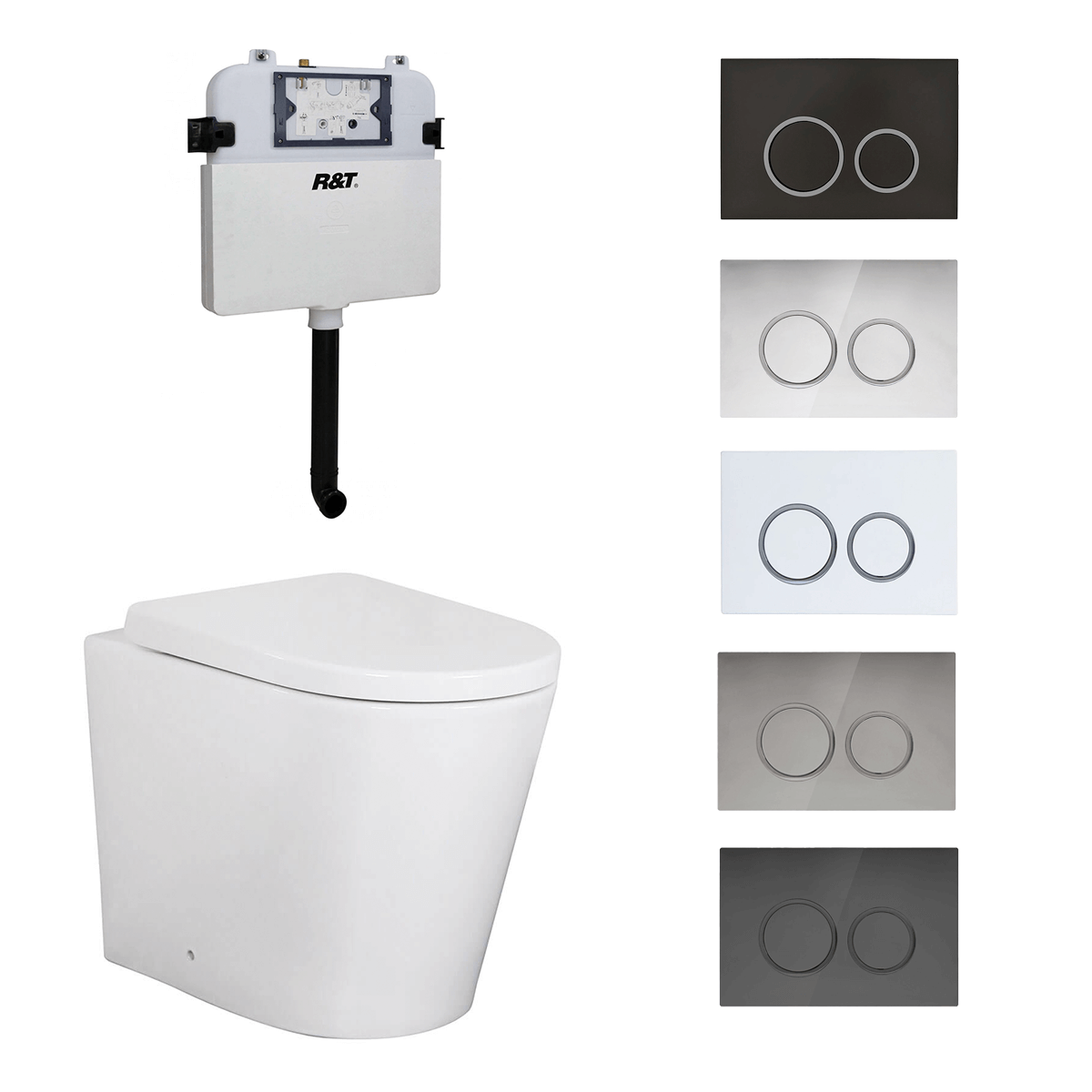 Juno Wall Faced In Wall Rimless Toilet R&T Cistern Package – Sunlight ...