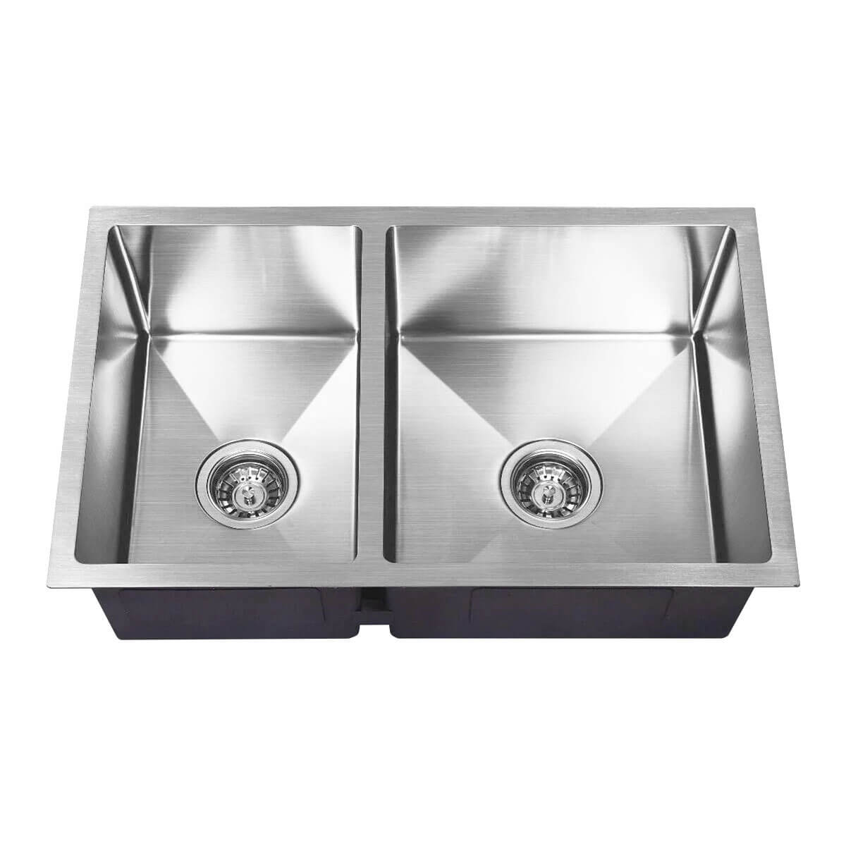 Stainless Steel 1.5 Double Bowl Sink, Kitchen & Laundry Sink – Sunlight ...