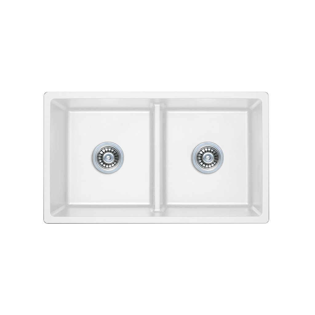 Neptune Double Bowl Granite Sink 770x450x230mm – Sunlight Bathrooms