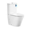Oslo Short Projection Rimless Toilet, Compact Back to Wall Toilet ...