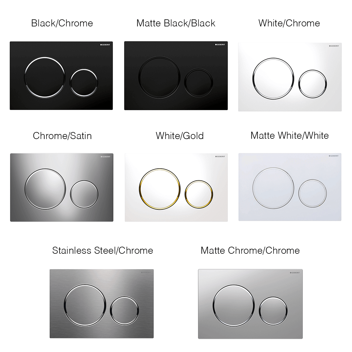 Geberit Sigma 20 Concealed In Wall Flush Plate Button – Sunlight Bathrooms